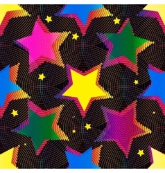 Mexican seamless pattern in rainbow colors Vector Image