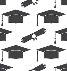 School seamless pattern with education icons Vector Image
