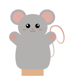 Cute puppet animal Royalty Free Vector Image - VectorStock