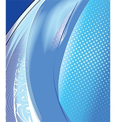Abstract cold water Royalty Free Vector Image - VectorStock