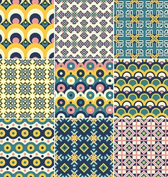 Pattern Set Royalty Free Vector Image - VectorStock