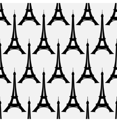 Eiffel tower seamless pattern french Royalty Free Vector
