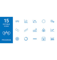 Fluid progress loading bar 100 90 80 70 60 50 40 Vector Image