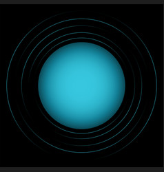 Abstract background with blue circles Royalty Free Vector