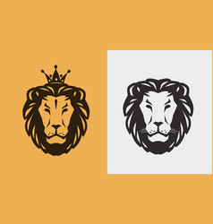 Lion sun logo Royalty Free Vector Image - VectorStock