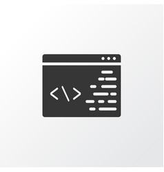 Programming icon symbol premium quality isolated Vector Image