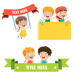 Colorful speech bubbles and labels Royalty Free Vector Image