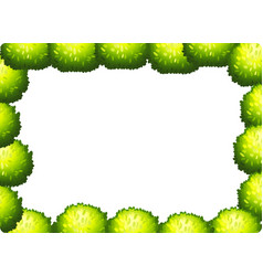 Bush border card frame Royalty Free Vector Image