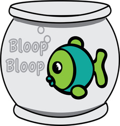 Bloop Bloop Fish Royalty Free Vector Image - VectorStock