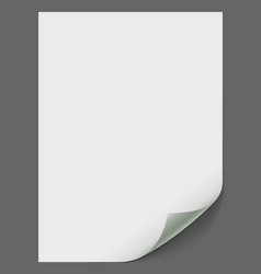 Two empty paper sheets Royalty Free Vector Image