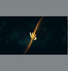 Low poly style vs versus banner design Royalty Free Vector