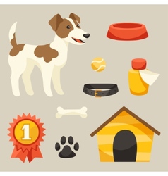 Dogs infographic and icon set Royalty Free Vector Image