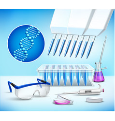 Science lab background Royalty Free Vector Image