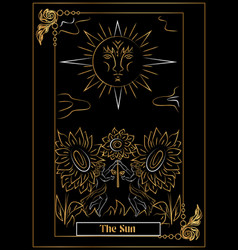 Stork mystic concept for lenormand oracle tarot Vector Image