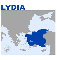 Map of the macedonian empire Royalty Free Vector Image