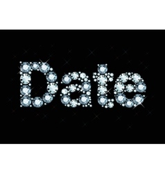 Diamond Word Art Royalty Free Vector Image - VectorStock