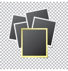 Blank instant photo frames collage Royalty Free Vector Image