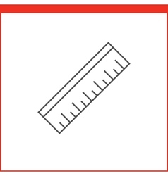 Ruler utensil icon Royalty Free Vector Image - VectorStock