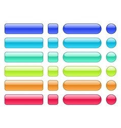 Buttons set Royalty Free Vector Image - VectorStock