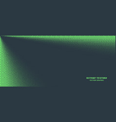 Bitmap texture dither pattern wavy curved border Vector Image