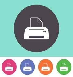 Ink jet printer Royalty Free Vector Image - VectorStock
