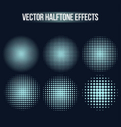 Black Abstract Halftone Logo Design Element Vector Image