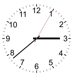 Clock face set up your time Royalty Free Vector Image