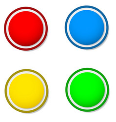 Round shape origami banner or button Royalty Free Vector