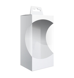 Blank round box template for your package design Vector Image