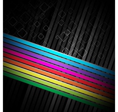 Rainbow colorful advertisement Royalty Free Vector Image