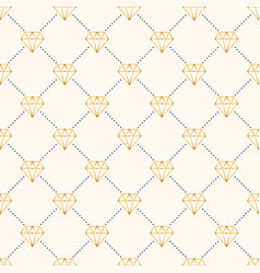 Gold diamond Royalty Free Vector Image - VectorStock