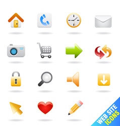 Web icons silver Royalty Free Vector Image - VectorStock