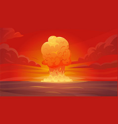 Nuclear explosion Royalty Free Vector Image - VectorStock