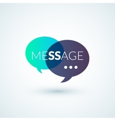 New chat message notification icon Royalty Free Vector Image