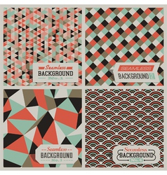 Restaurant menu seamless backgrounds Royalty Free Vector