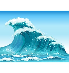 Big waves Royalty Free Vector Image - VectorStock