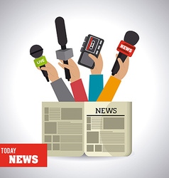 Journalism design Royalty Free Vector Image - VectorStock