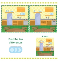 Find two identical pictures Royalty Free Vector Image