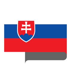 Flag horizontal shape pointer for world map Vector Image