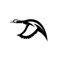 Duck hunting template Royalty Free Vector Image