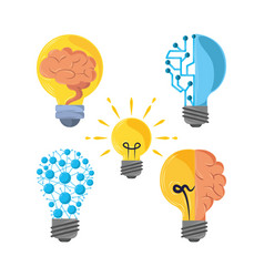 Idea light bulb Royalty Free Vector Image - VectorStock