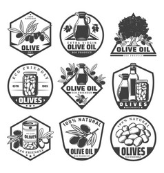 Vintage monochrome airship labels set Royalty Free Vector