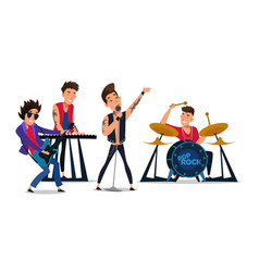 Rock music instruments Royalty Free Vector Image