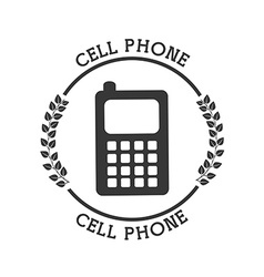 Cellphone pictogram Royalty Free Vector Image - VectorStock