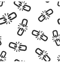 Set seamless chain link different chains Vector Image