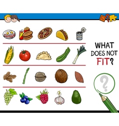 Improper picture task for kids Royalty Free Vector Image