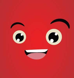 Happy Face Character Royalty Free Vector Image