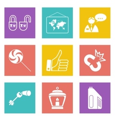 Design and art icons set Royalty Free Vector Image