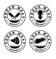 Logo for meat Royalty Free Vector Image - VectorStock