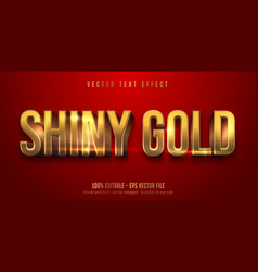 Red text editable font effect Royalty Free Vector Image